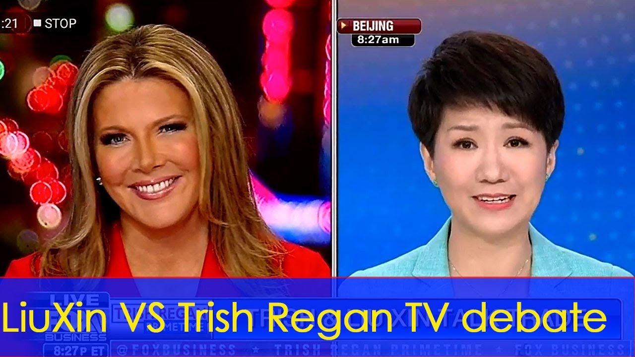 CGTN LiuXin debate Trish Regan of the Fox anchor | China News TV